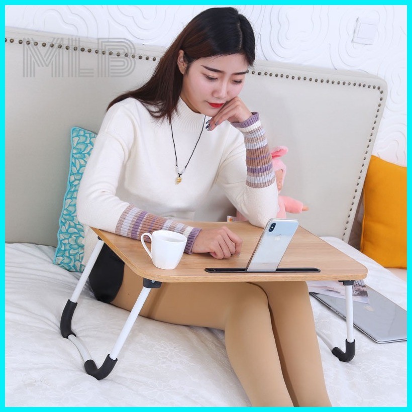 Original Foldable Wooden Computer Bed Table For Laptop Office Desk ...