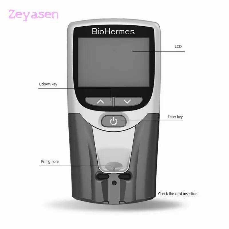 Rapit BIO Test Pocket Portable Handle Hba1c Abyzer Meter Blood Group ...