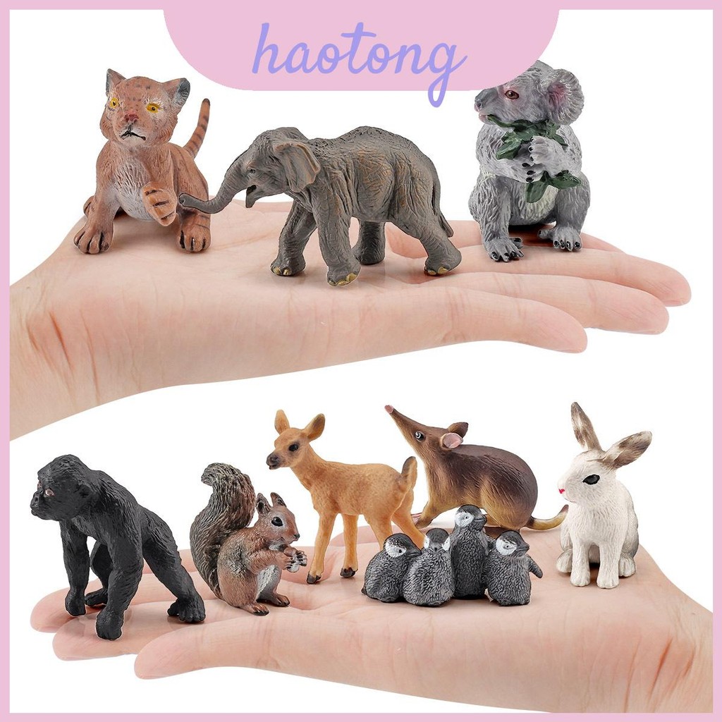 Realistic Pvc Animal Models Set For Kids Educational Play Collecting ...