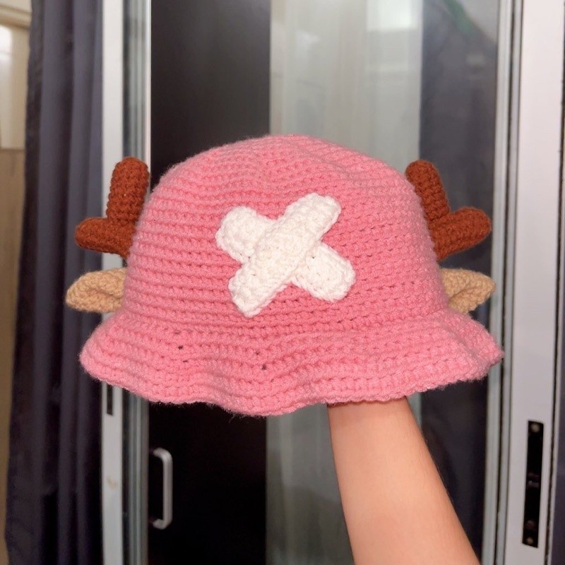 One Piece Tony Tony Chopper Bucket Hat & Luffy Bucket Hat Crochet ...