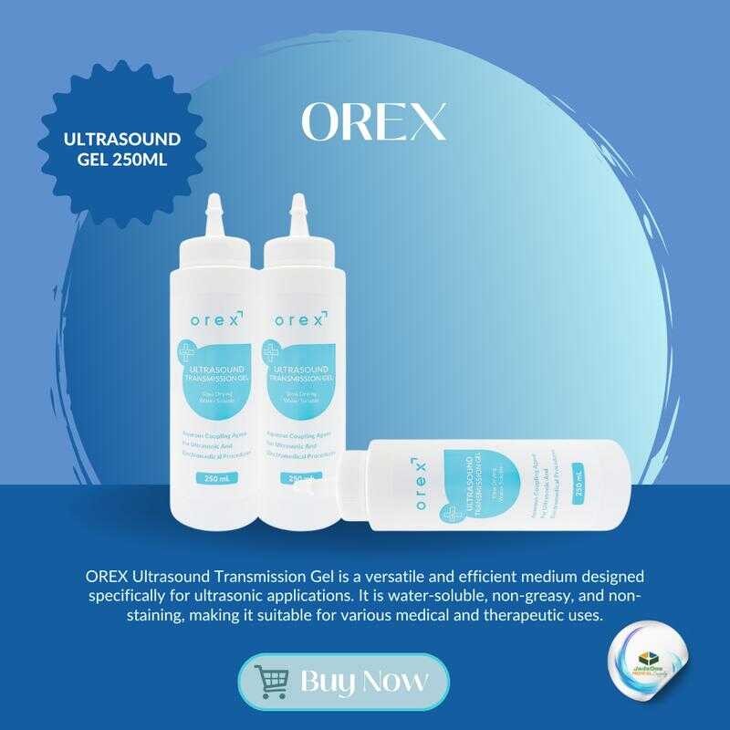 Orex, Surgitech, Trans-Gel & UNIMEX Ultrasound Transmission Gel (250 Ml ...