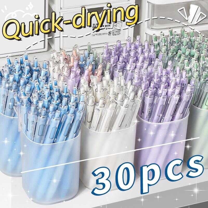 30Pcs Gradient Purple & Blue Neutral Pens Good Looking Ballpoint Pens ...