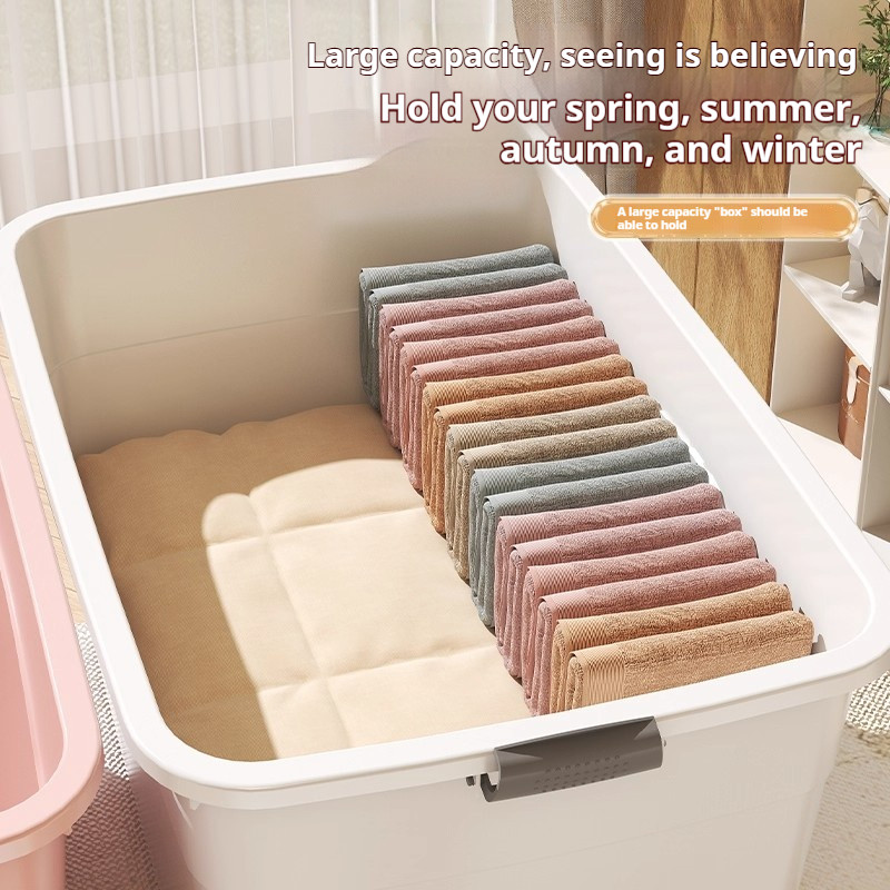 Transparent Storage Box For Clothes Stackable Large Capacity Toys ...