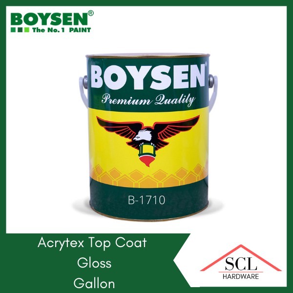 BOYSEN Acrytex Gallon (Primer, Reducer, Cast, Clear, Flat, Gloss, Semi ...