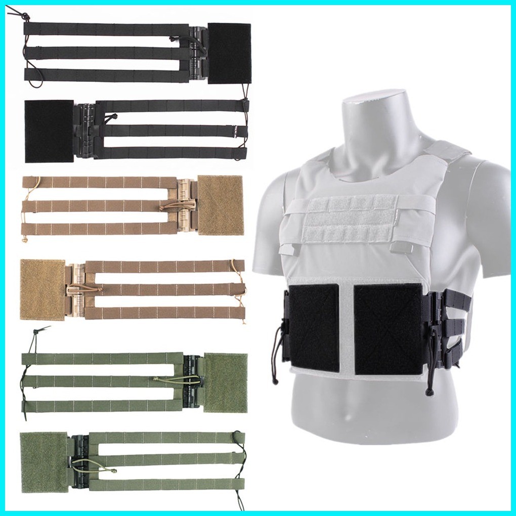 LUC Tactical Vest Cummerbund MOLLE Removal Buckle Set Quick Release System Set For JPC CPC NCP ...