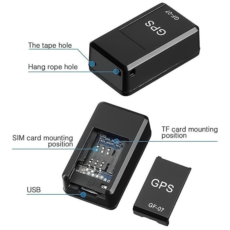 GF-07 GPS Tracker - Unlimited Distance Real-Time Locator for Vehicles ...