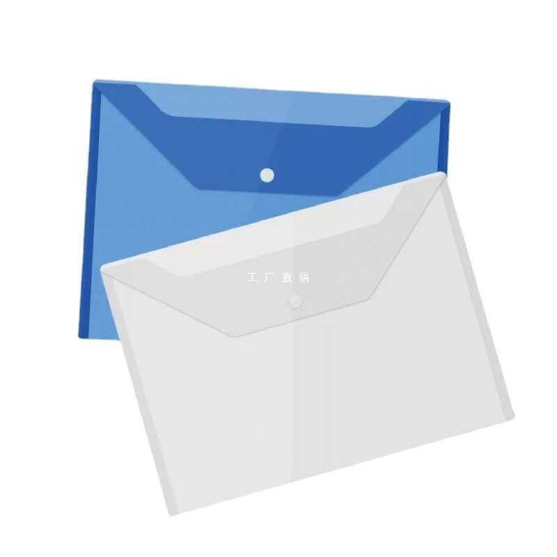 76 100 Plastic Folders, 4 Transparent White Blue File Information ...