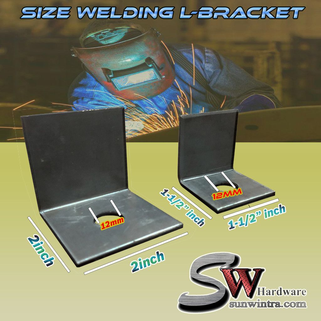 SW HARDWARE Welding L Angle Bracket / Besi Angle L Bracket Welding ...