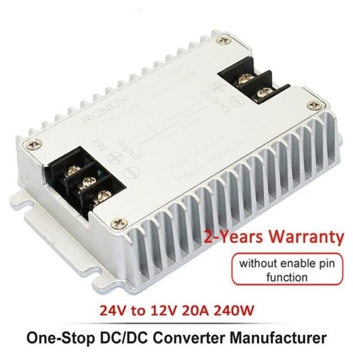 24V 12V 5A 10A 20A 30A 40A 50A 60A 85A 100A Step Down DC Converter 24 To 12 Volt Buck Regulator ...