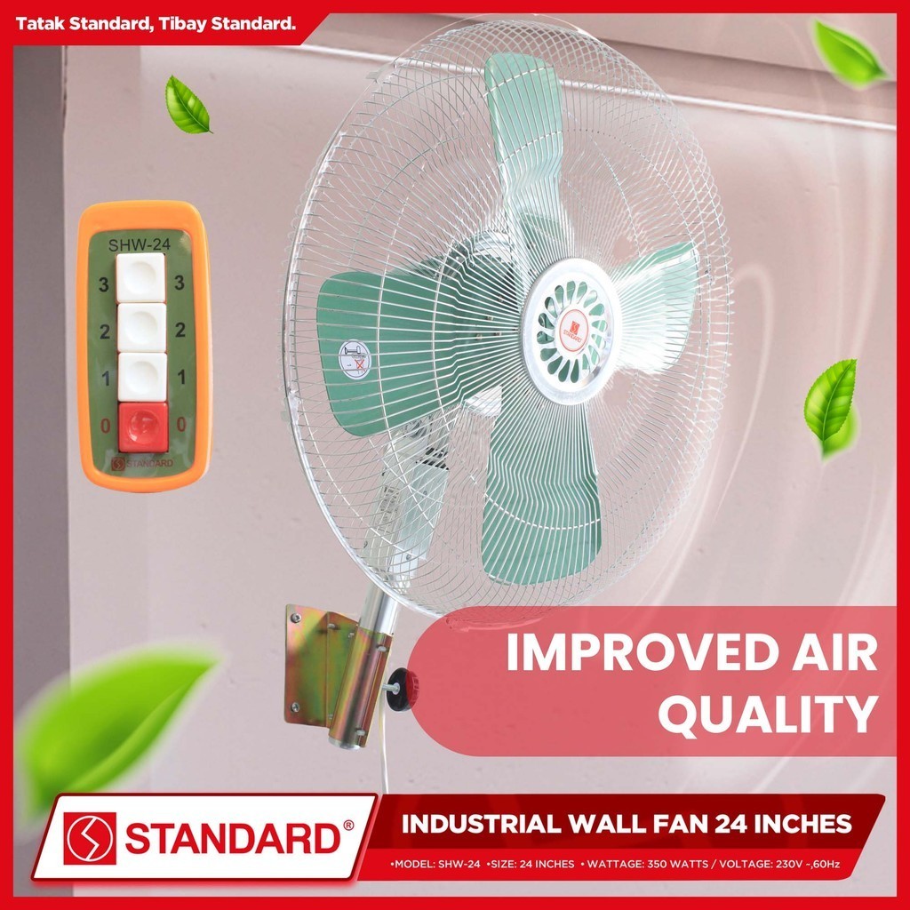 Standard Heavy Duty Industrial Wall Fan 24 Inches 350W | Shopee Philippines