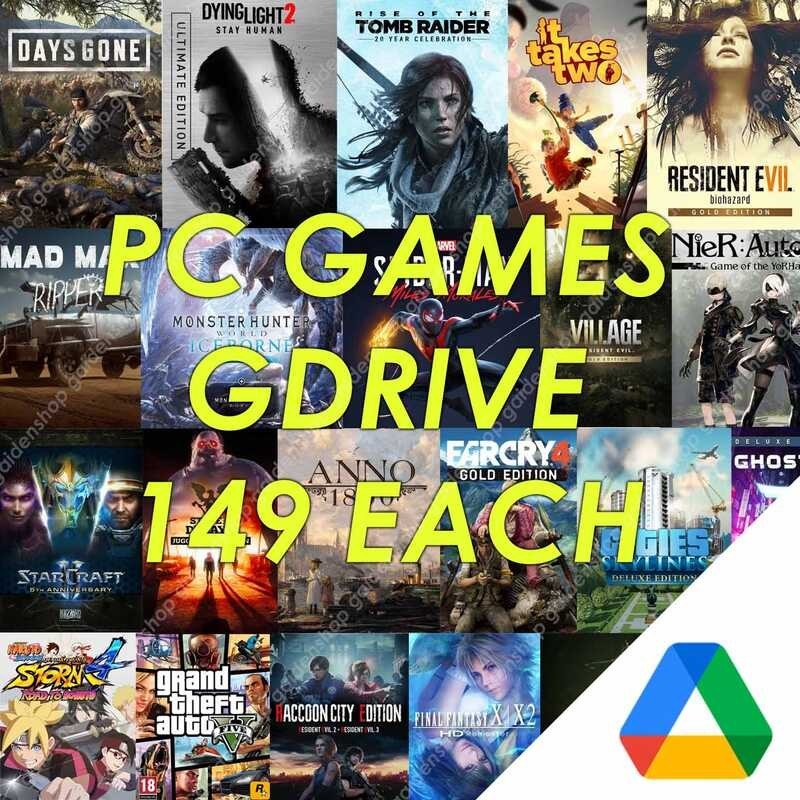 Mga Koleksyon PC Games pamamagitan ng Gdrive Offline P149 Batch1 na kompatible sa Windows Laptop ...