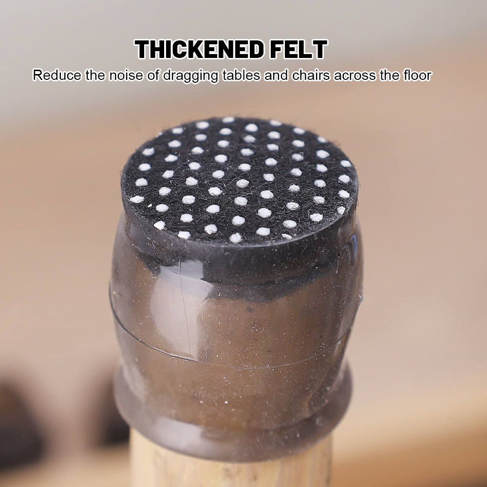 4/8PCS Stretchable Silicone Table Chair Foot Cover - Non-slip Furniture ...