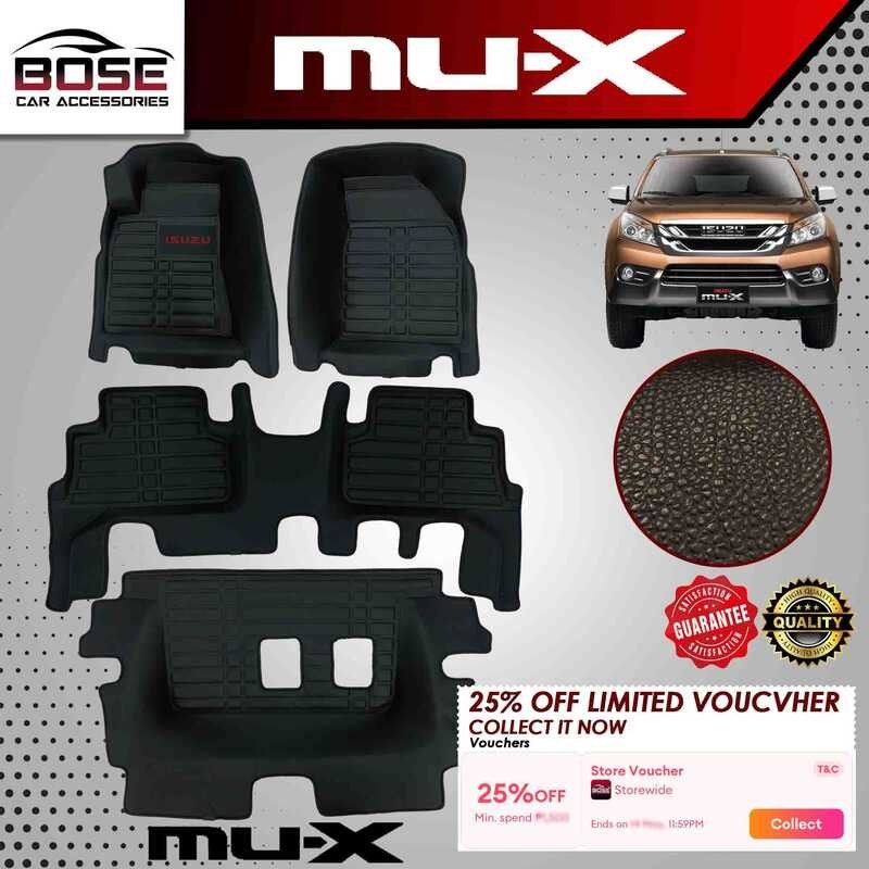 Deep 5D Dish Matting For Isuzu Mu-X MUX Ls-A 4X4 LS / Rz4e 4X2 2014 ...