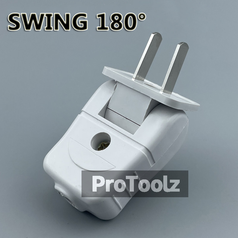 180° Swing Type Plug 10A 250V, DIY plug and adaptor for electrical ...