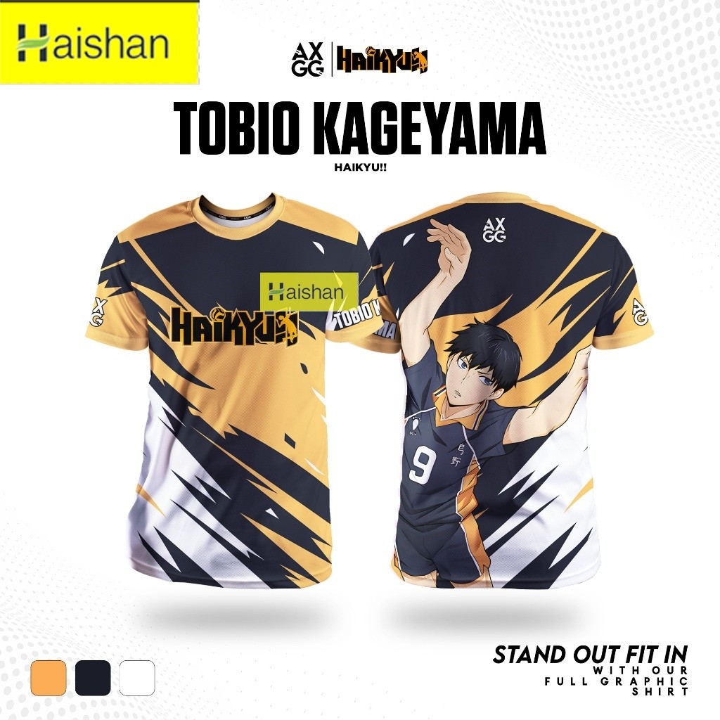 HaiShan " Haikyuu Players - Karasuno " Anime Shirt 03 （hai shan ...