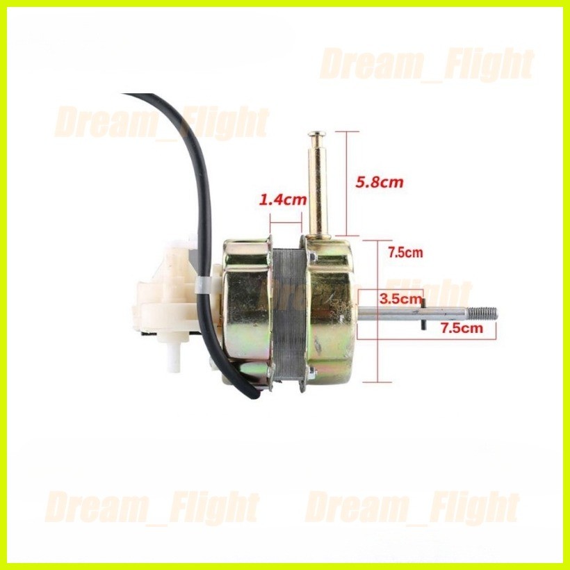 16" Stand Fan Motor Replacement 220V AC For Electric Fan Low Noise DIY ...