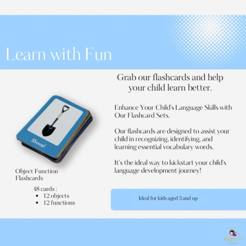 Object Function Flashcards 48 cards Speech Therapy with Taskboard ...