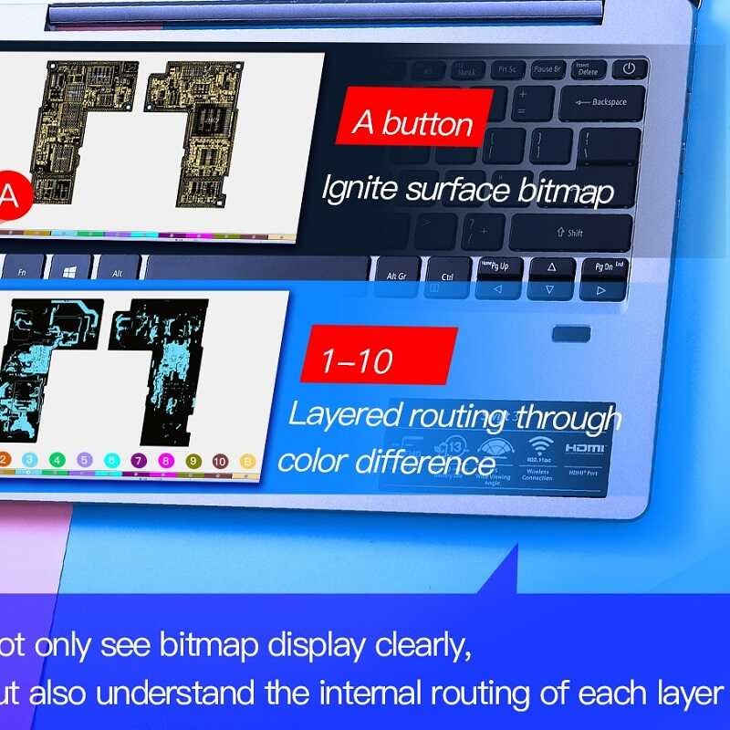 JCID VIP JC Card Drawing Diagram Intelligent One Dongle Schematic ...