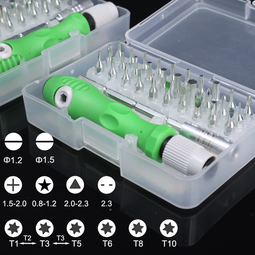 Portable Magnetic High Precision Repair Screwdriver Kit- 32 In 1 ...