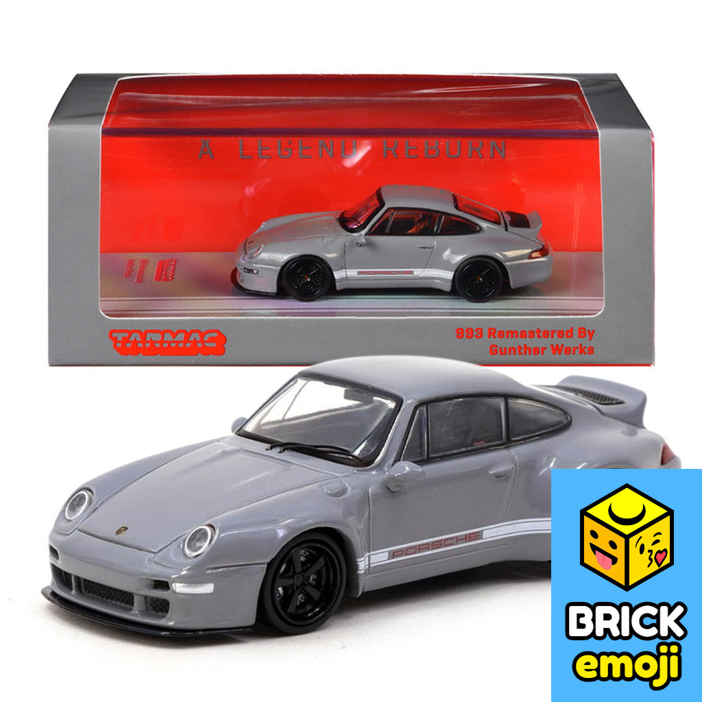 Tarmac Works Porsche 993 Remastered By Gunther Werks Grey 1/64 T64R ...