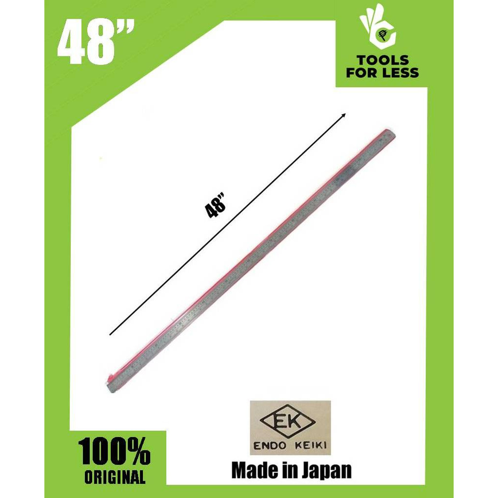 Endo Keiki Stainless Steel Ruler Available Sizes: 48 inches Made in ...