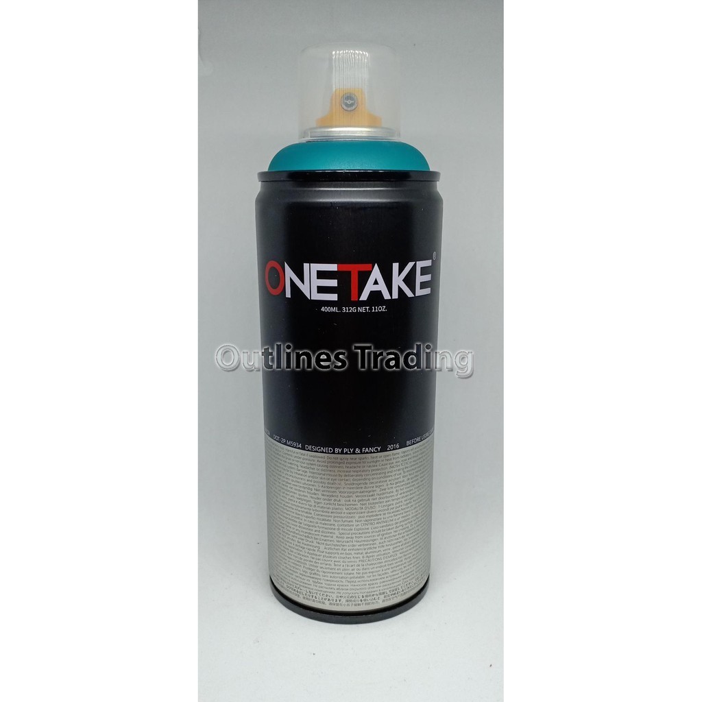 ♞One Take Spray Paint (Deep Turquoise 710-6) | Shopee Philippines