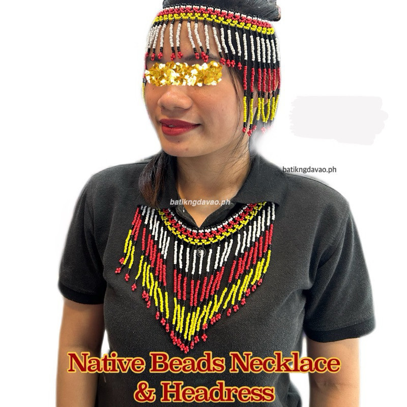 Tboli Beads Necklace & Headress Set #2 / Ethnic Costume / Mindanao ...
