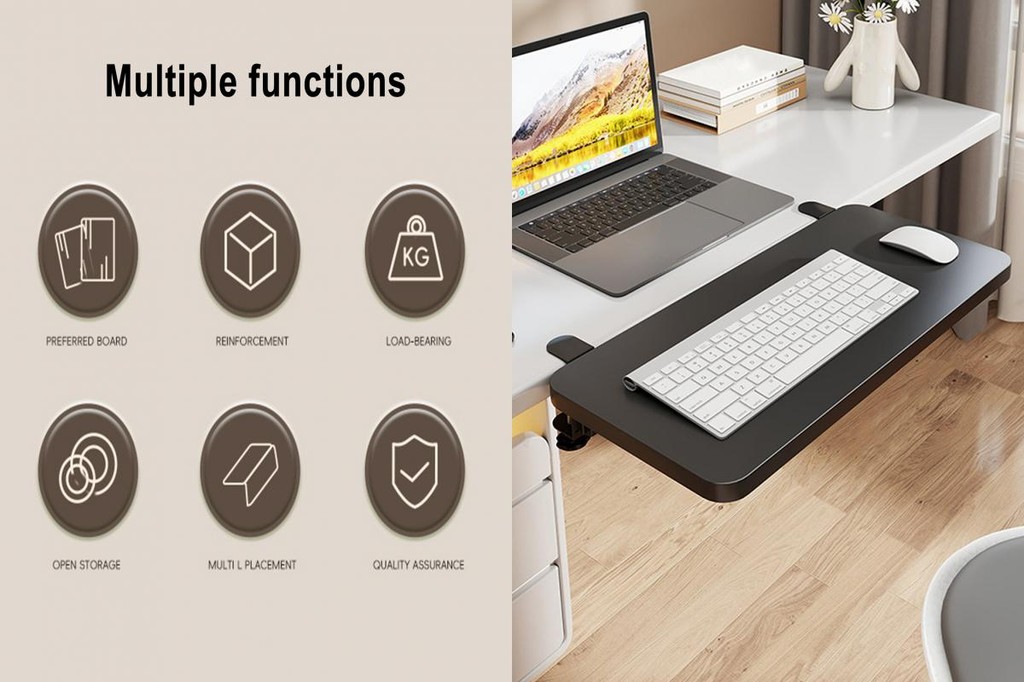 HOT Home Desk Extender Board Easy to Install Desk Extender Board ...