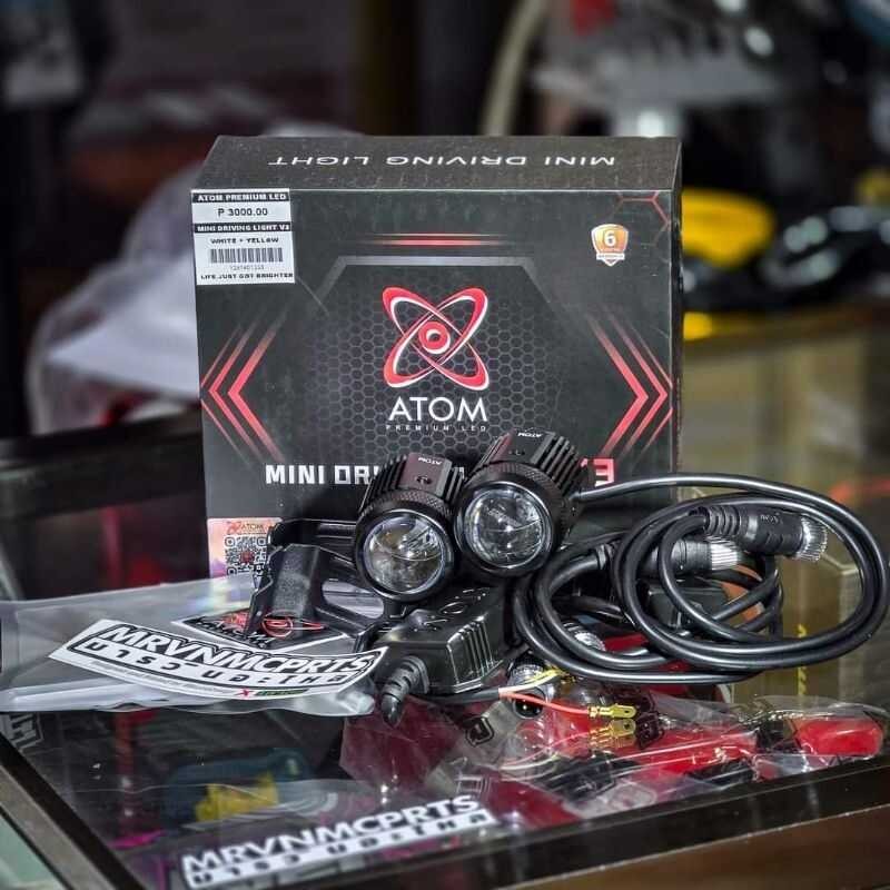 ATOM Premium LED Mini Driving Light V3 (White/Yellow) | Shopee Philippines