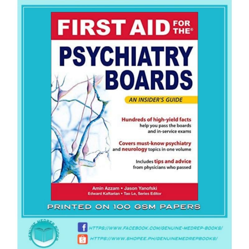 First aid for the psychiatry boards | Shopee Philippines