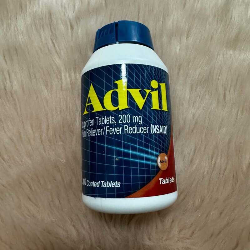 100 Advil Coated Tablets Pain Reliever/Fever Reducer, 200Mg Ibuprofen ...