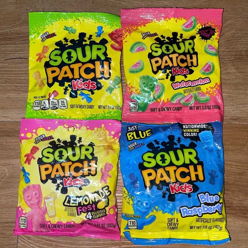 Sour Patch Kids 102G & 227G Per Piece Original Blue Raspberry ...