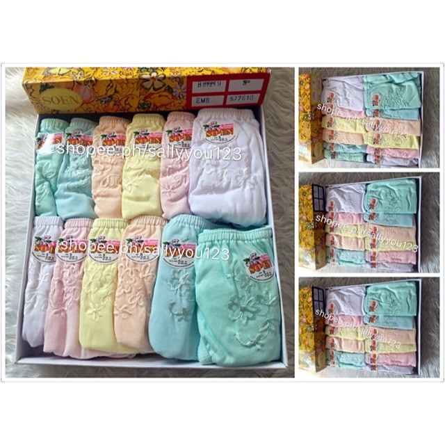 Original SOEN womens underwear cotton bikini panty FOREVER bikini panty ...