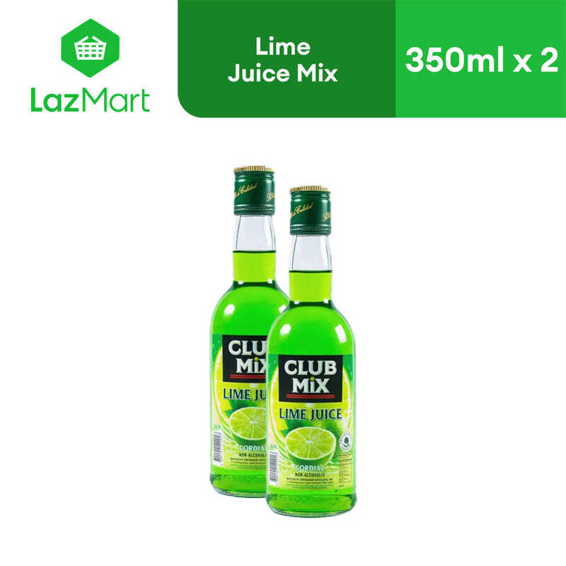 Club Mix Lime Juice 350Ml - Pack Of 2 835 | Shopee Philippines