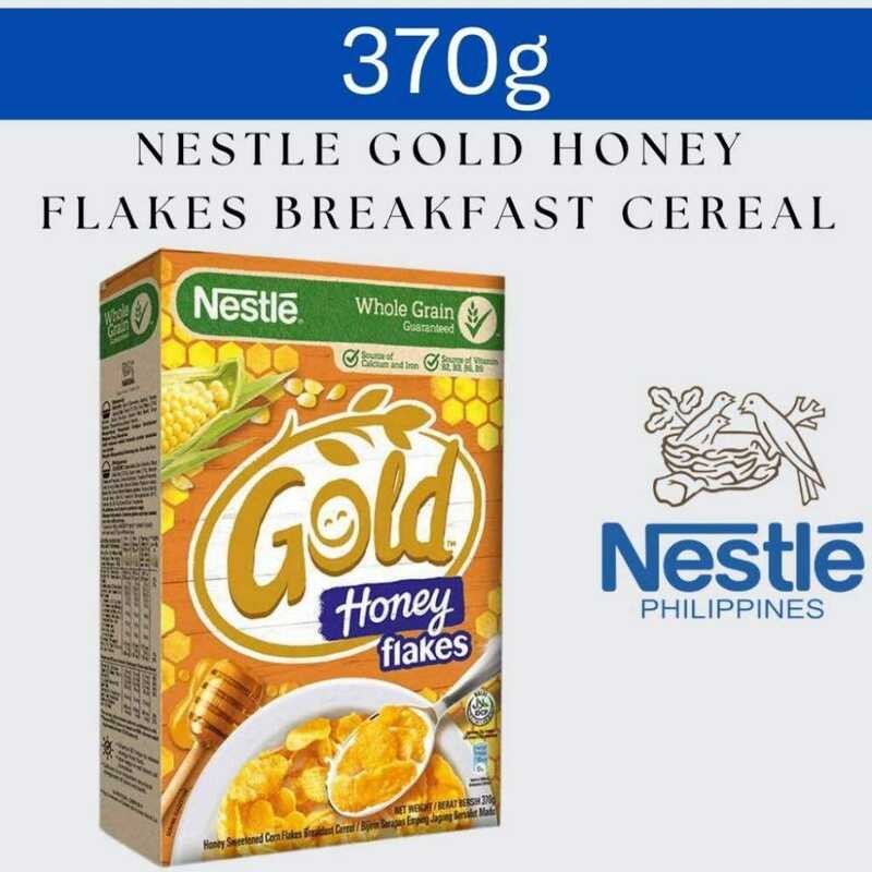 Nestle Gold Honey Flakes Breakfast Cereal 220G/370G 14B | Shopee ...