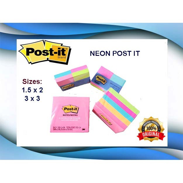 3M Post it notes Cape Town Collection | Shopee Philippines