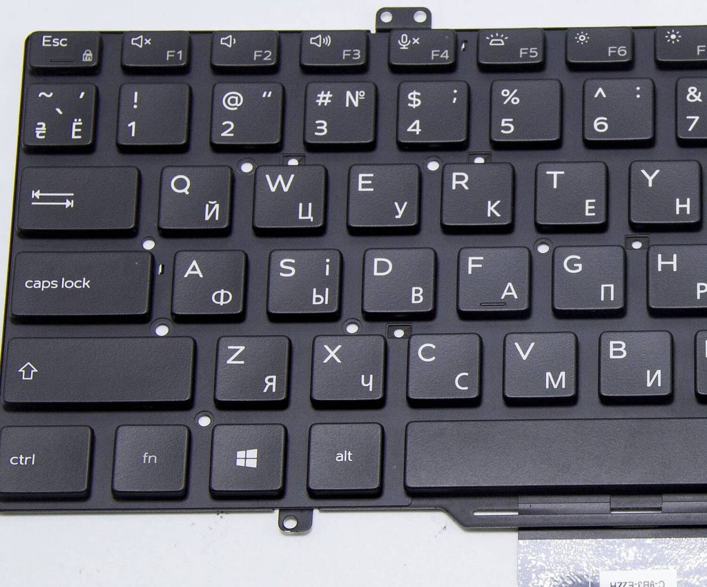 Russian Original Keyboard for Dell Latitude 7400 Laptop With Backlit ...
