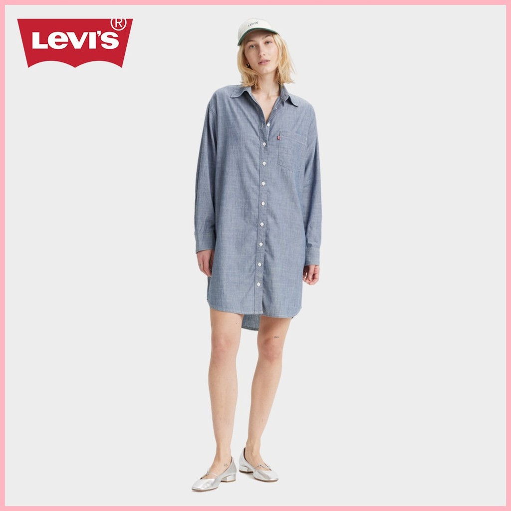 Levi's® Women's Nola Shirt Dress A9299-0000 | Shopee Philippines