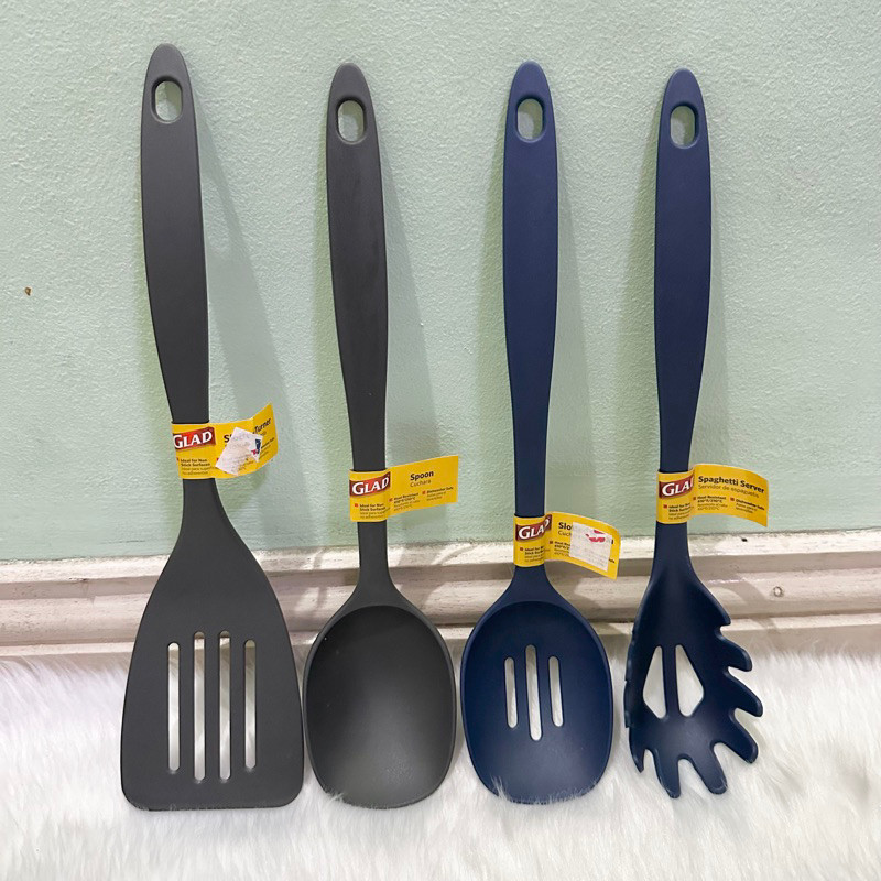 [Authentic] Glad Kitchen Utensils (Turner, Slotted Turner, Spoon ...