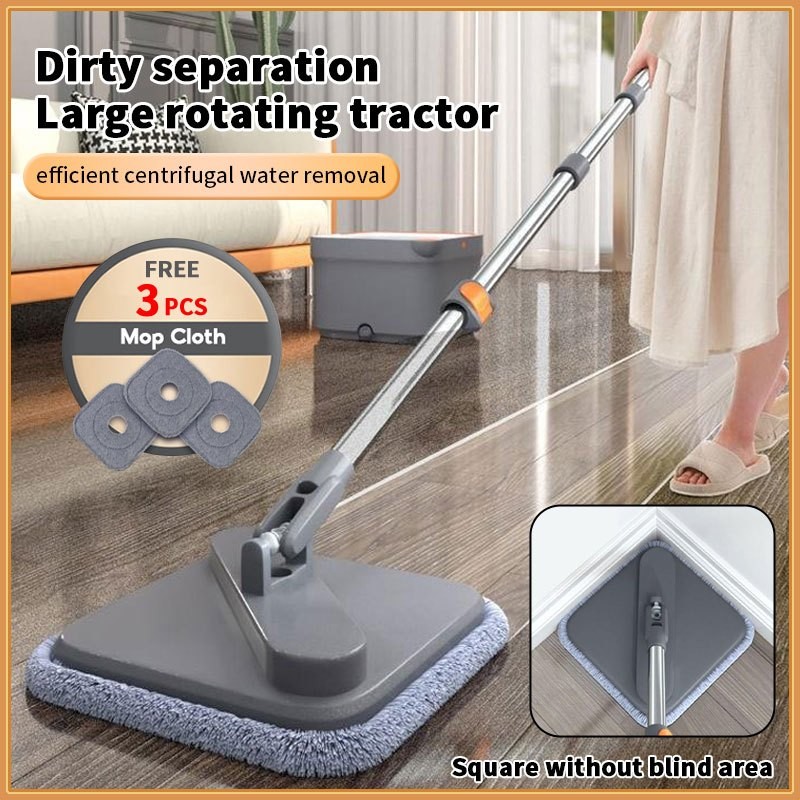 BH Floor Mop Sewage separation mop Spin Mop 360 Rotating Self Wash ...