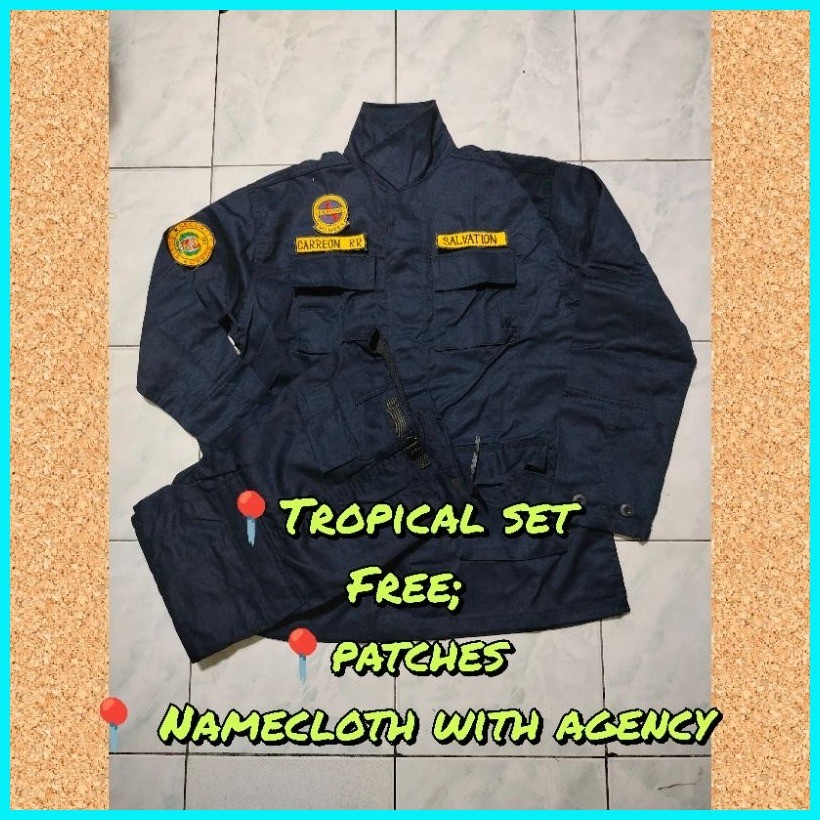 TROPICAL UNIFORM (FREE PATCHES, NAMECLOTH) | Shopee Philippines