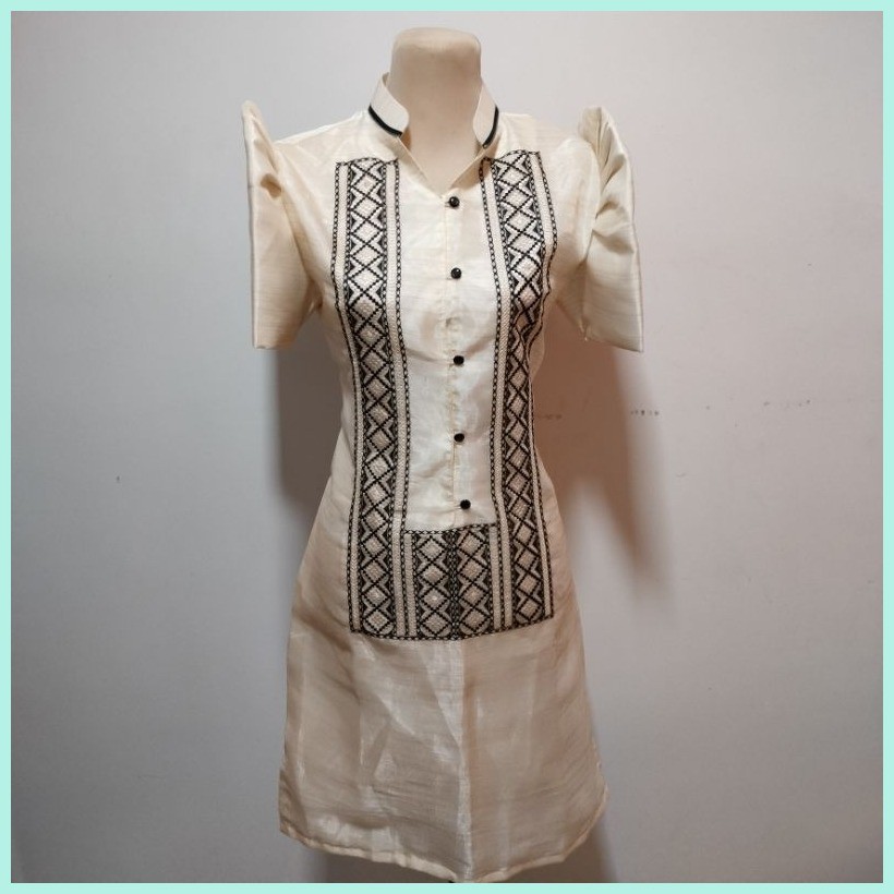 Modern Filipiniana BD 03 graduation pictorial ladies dress BARONG ...