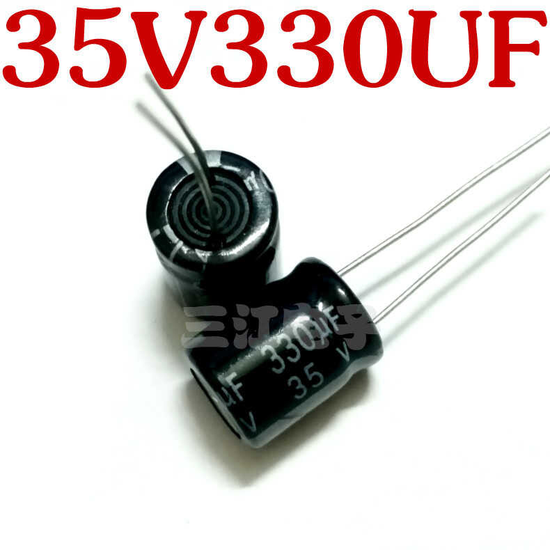 330 microfarad high-quality electrolytic capacitor 330UF 16V 25V 35V ...