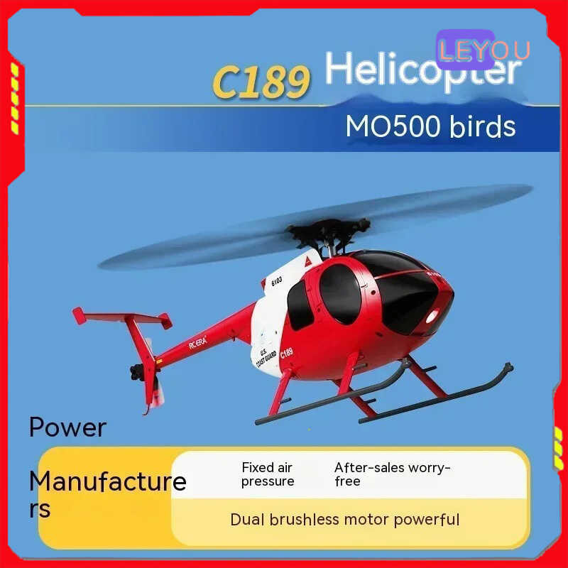 Mag-Remote Controlled Real Helicopter C189 Dual Brushless Four Channel ...