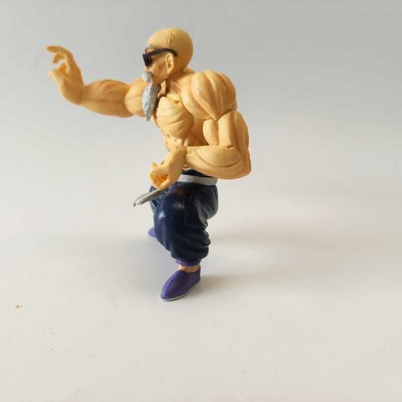 C0e 9Cm Anime Dragon Ball Mini Goku Kame Sennin Muscle Master Roshi PVC ...
