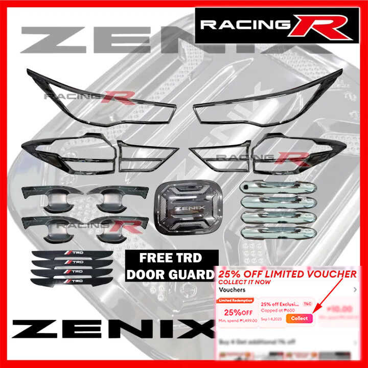 TOYOTA INNOVA ZENIX 2023-2024 Combo Set Garnish Chrome ( Car ...
