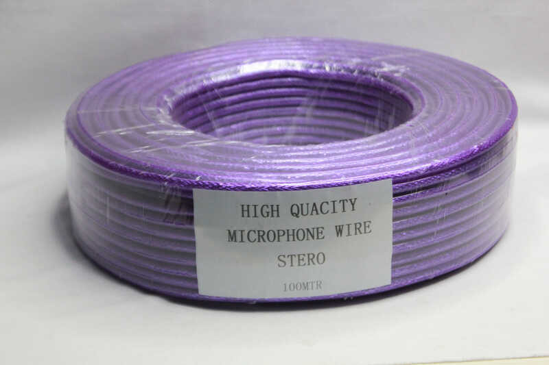 STEREO MICROPHONE (1-Roll/100-Meter), MALAG Duty, BEST FOR MIC WIRE ...