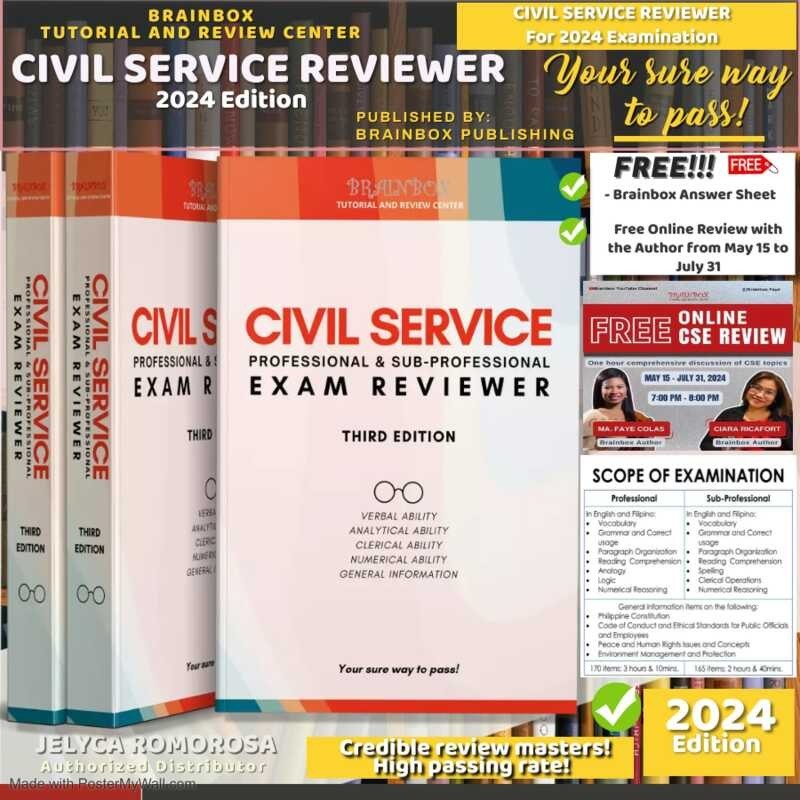 Civil Service Brainbox Reviewer (3rd Edition) - Para sa 2024 ...