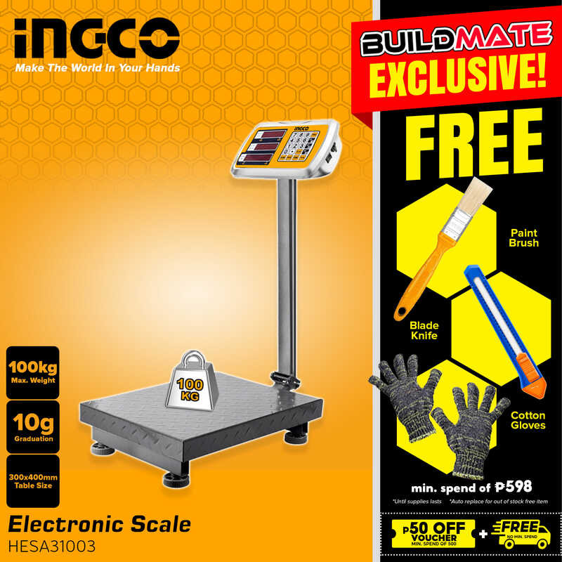 INO 100Kg Rechargeable Electronic Digital Screen Weighing Scale Gamit ...