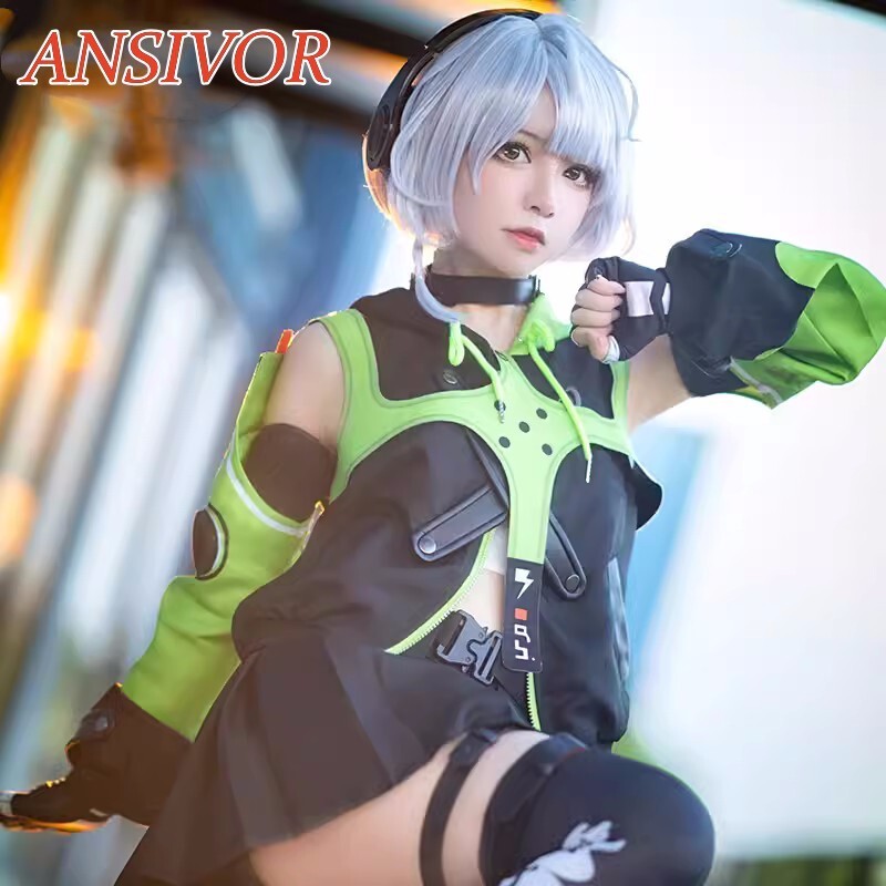 § Anby Demara Cosplay Costume Game Zenless Zone Zero Role Play ...